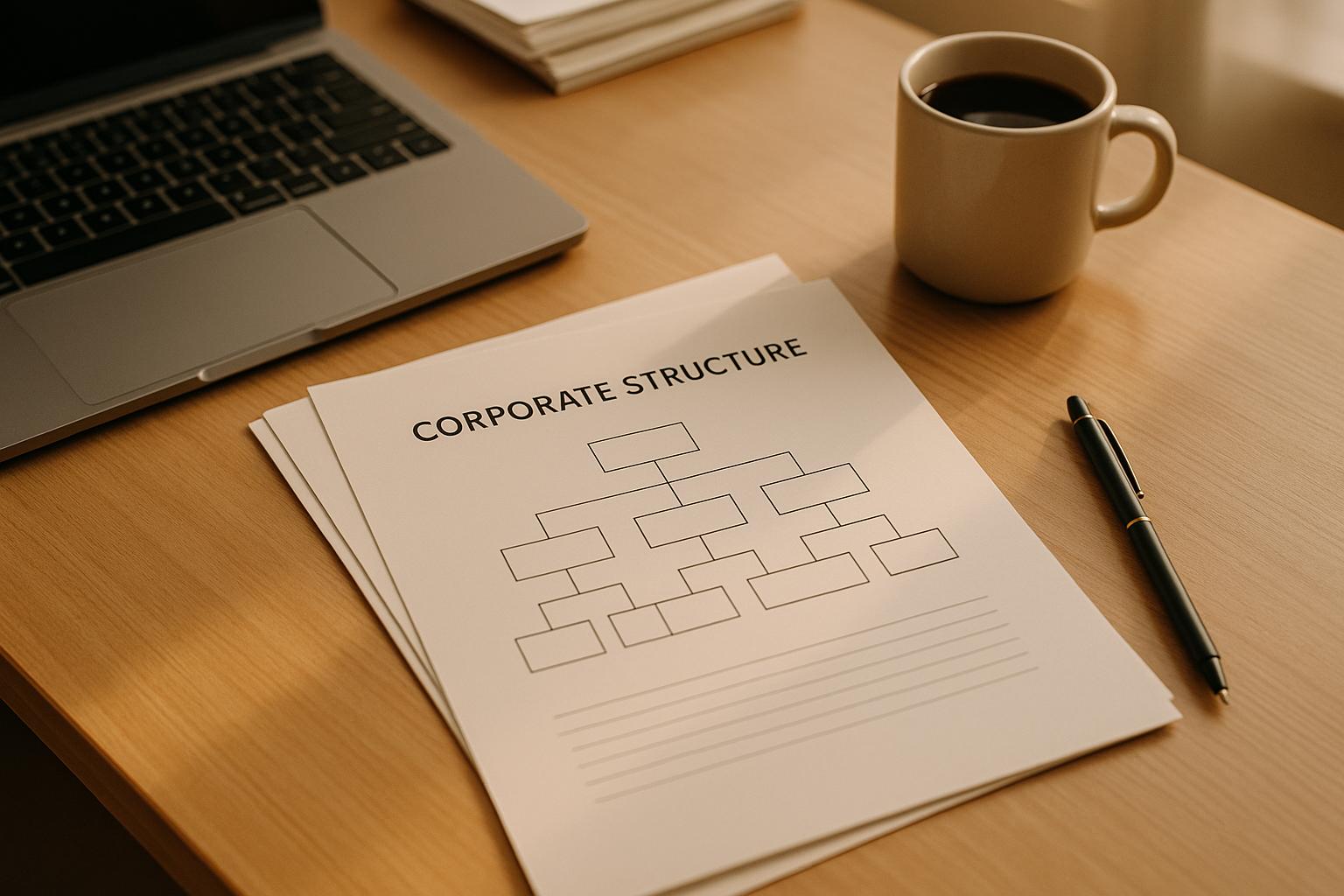 How to Draft a Corporate Structure Document ...